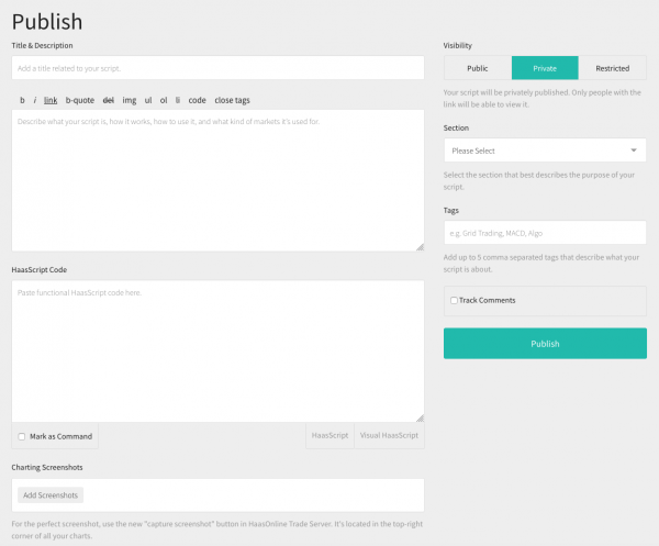 Private publishing, staff picks, and more! - HaasScripts.com